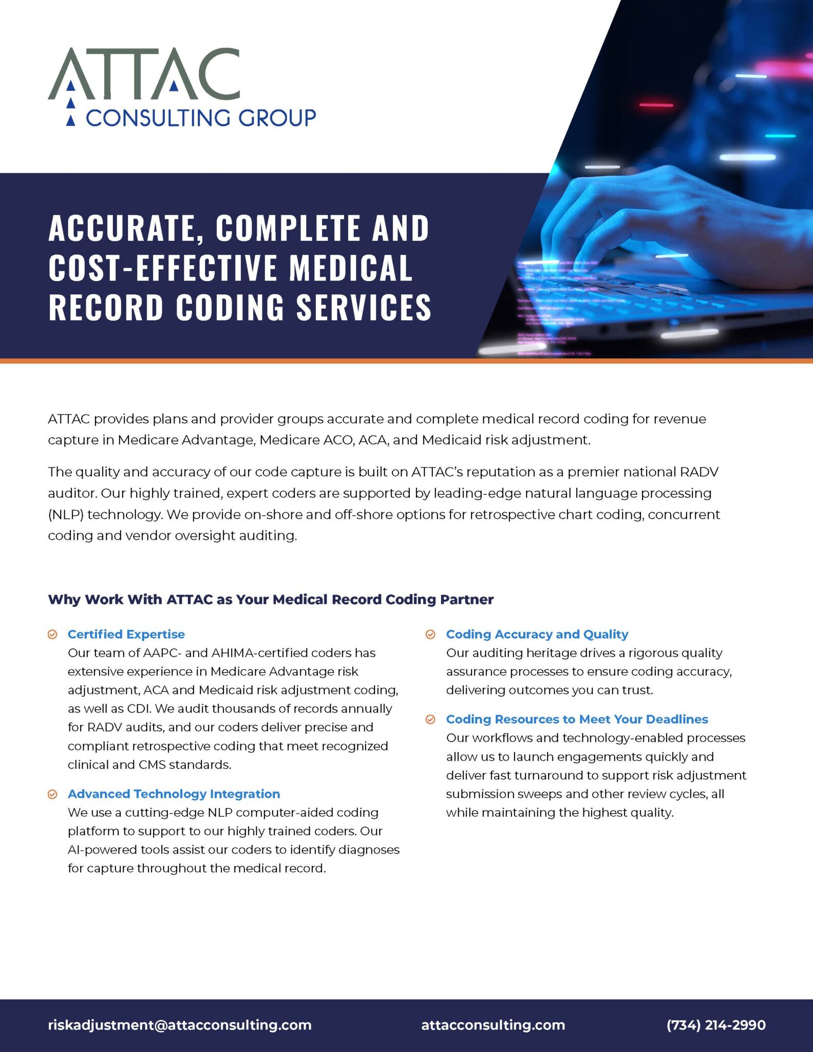 Medical Record Coding & Retrospective Chart Coding | ATTAC Consulting Group